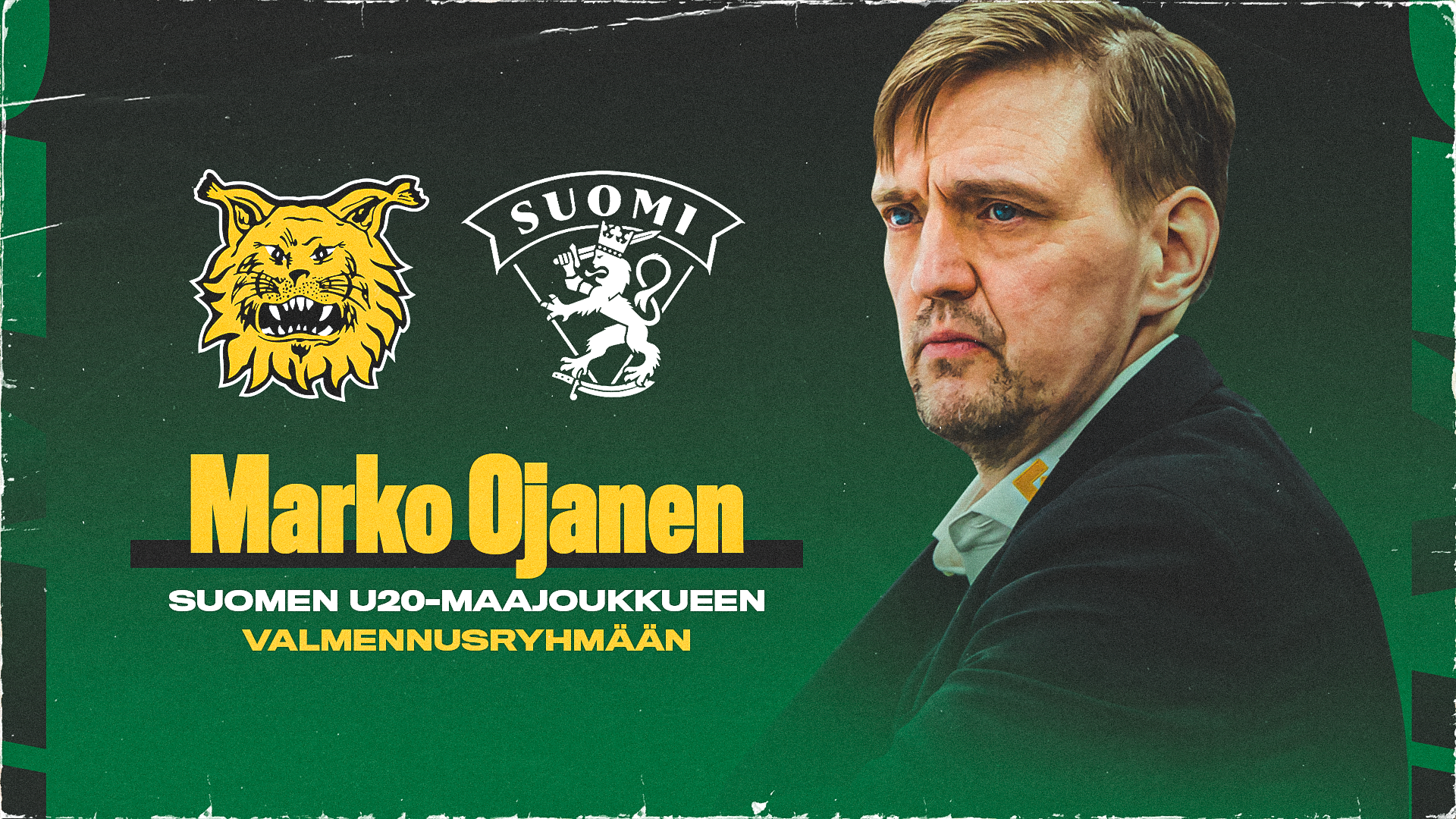 Marko Ojanen Suomen alle 20-vuotiaiden maajoukkueen valmennusryhmään ...
