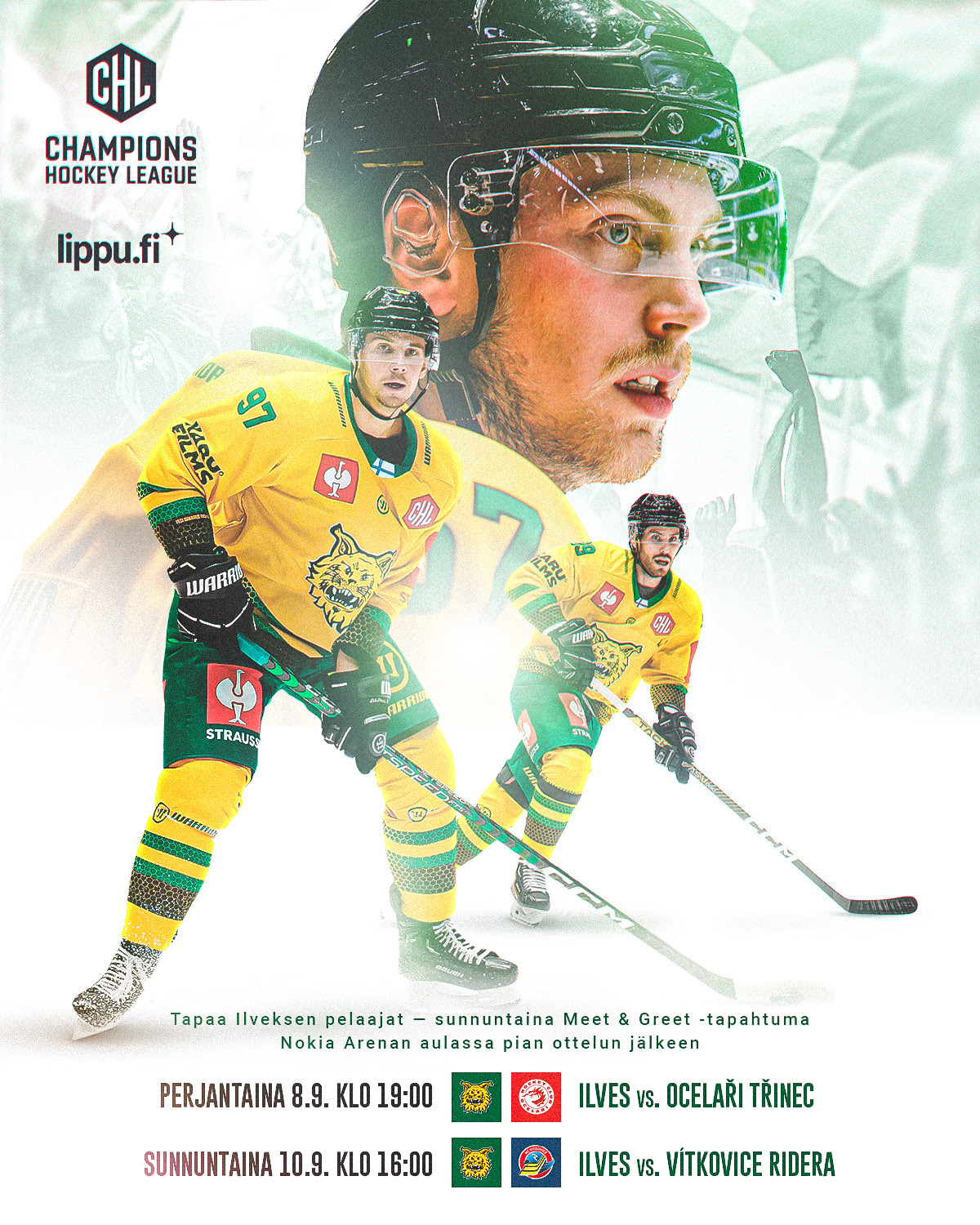 Ilves kohtaa CHL-kotiavauksessaan Tšekin Extraligaa hallinneen Oceláři ...