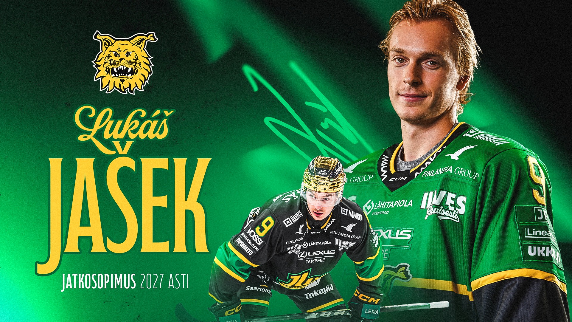 Tšekkihyökkääjä Lukáš Jašek jatkaa Ilveksessä – Tampereen Ilves