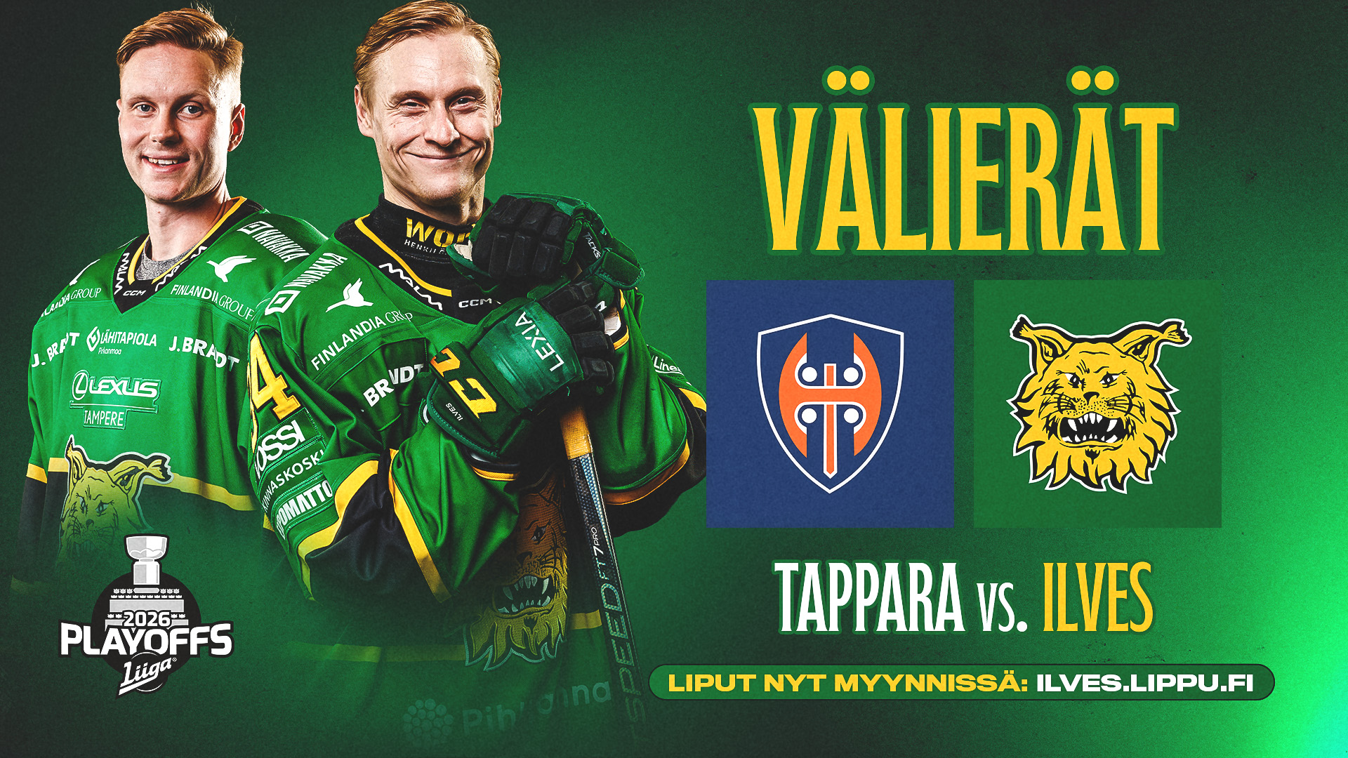 Ilves ja Tappara iskevät yhteen välierissä – varmista paikkasi ...